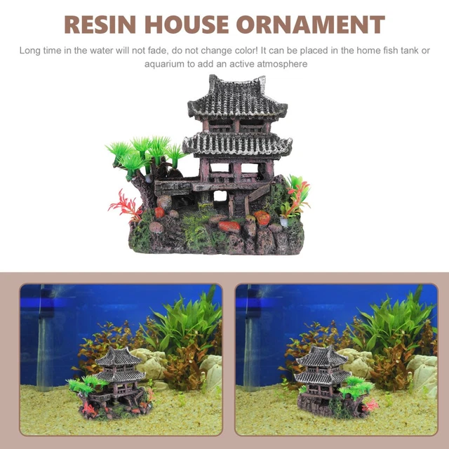 LANDSCAPING IDEAS AQUARIUM Japanese House Asian Cottage Fish Tank ...