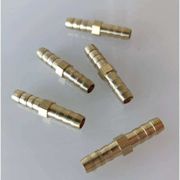 5PCS STRAIGHT 8MM Brass Fitting Hose Pipe Pipe Connector Coupler ...