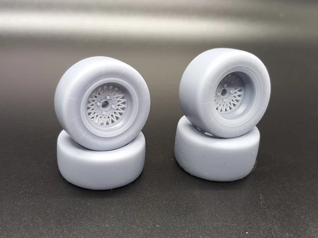 1/24 COMPOMOTIVE CX Wheels & Tarmac Slick Tyres For Italeri Mk2 Escort ...