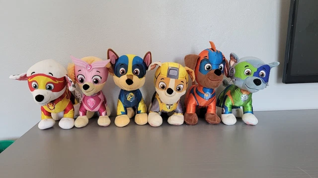 PAW PATROL MIGHTY Pups Super Heroes 8" Plushes full set of 6 £45.00 ...