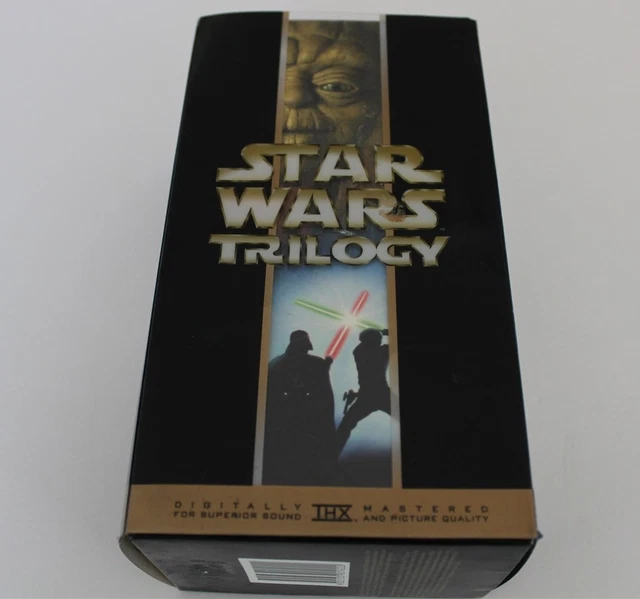 STAR WARS TRILOGY Box Set Cardboard Covers Vhs Videos 20th Century Fox ...
