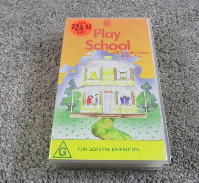 PLAY SCHOOL VHS All Together Show At The Zoo ABC BBC Vintage 1991 $19. ...