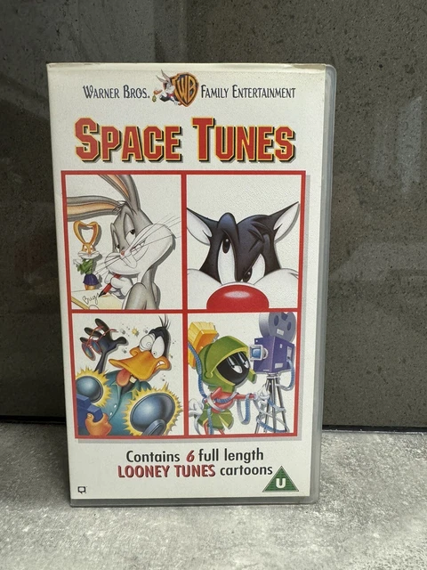 SPACE TUNES VHS Video - Bugs Bunny, Daffy Duck - Looney Tunes Cartoons ...