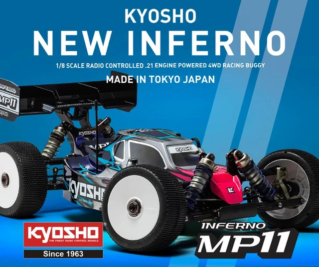 33028B KYOSHO INFERNO MP11 1:8 Buggy Kit £673.60 - PicClick UK
