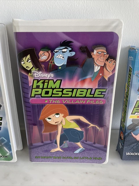 KIM POSSIBLE VHS Tapes LOT - The Villains Files - A Sitch in Time ...