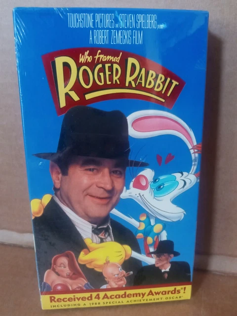 WHO FRAMED ROGER Rabbit VHS Touchstone Pictures & Steven Spielberg ...