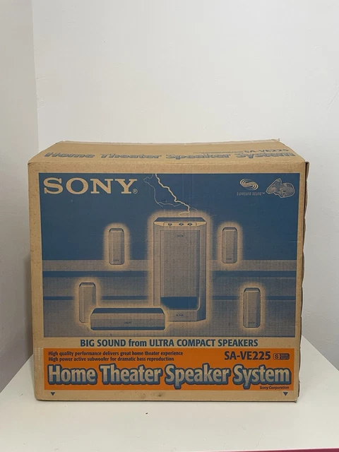 SONY SA-VE225, SS-V225, SA WMS-225-Home Theater Speaker System, Silver UNIT ONLY £59.95 ...