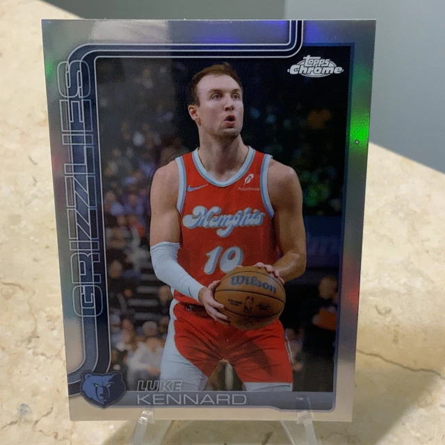2025-26 TOPPS CHROME Basketball - Luke Kennard #117 Refractor Memphis ...
