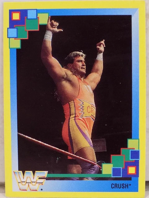 CARTA COLLEZIONABILE TEDESCA Wwf Crush Merlin 1993 136 Wwe Wrestling ...