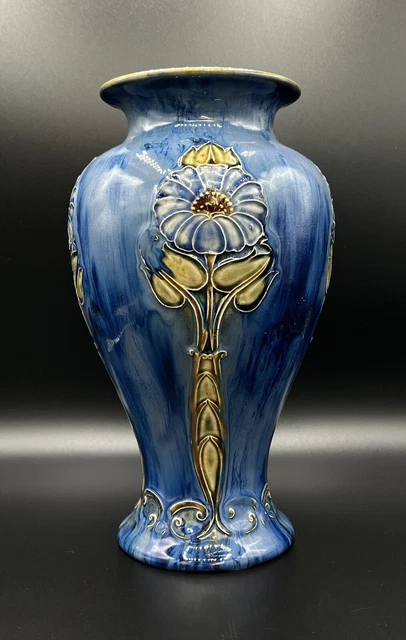 RARE ROYAL DOULTON Stoneware Stunning Art Nouveau Vase * Signed MW *Minnie Webb £95.00 - PicClick UK