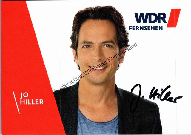 ORIGINAL AUTOGRAMM JO Hiller WDR /// Autogramm Autograph signiert ...