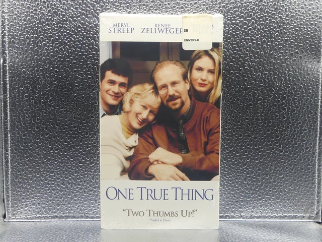 ONE TRUE THING VHS New Factory Sealed 99 Renée Zellweger Meryl Streep ...