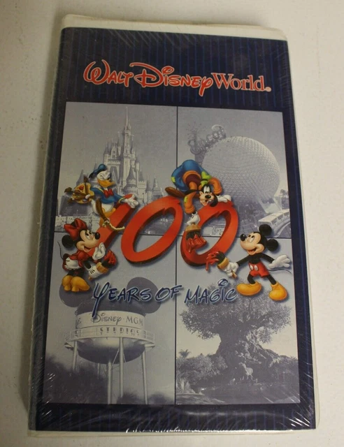 100 YEARS OF Magic (Vhs) Walt Disney World - Brand New Factory Sealed ...