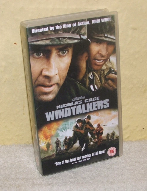 WINDTALKERS (2002) - VHS - Nicolas Cage, Christian Slater, John Woo £6. ...