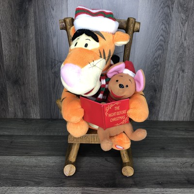 DISNEY ANIMATED TIGGER Rocking with Roo Gemmy Reads The Night Before ...