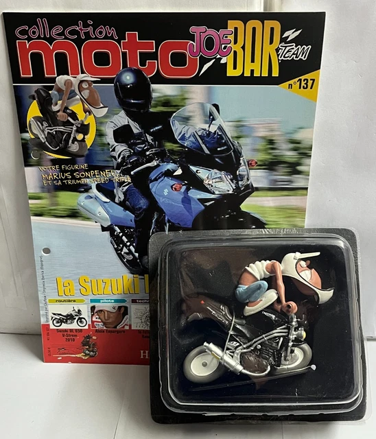 MOTO JOE BAR TEAM 137 Triumph Speed Triple Marius Sonpeneu 1/18 BOX ...