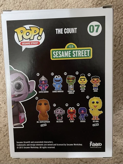 FUNKO POP SESAME Street The Count #07 Vaulted Original Package Never ...