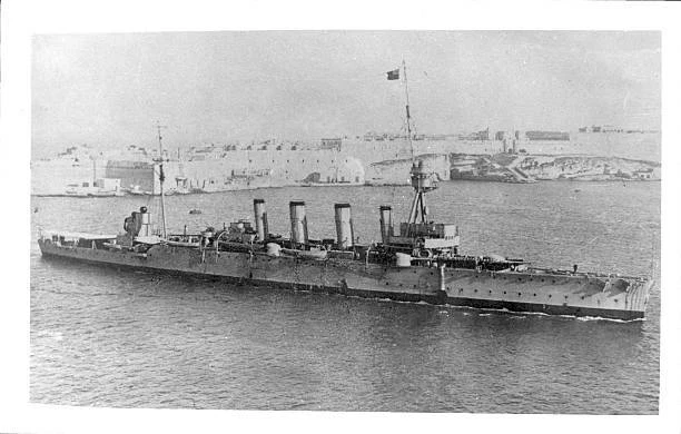 BRITISH ROYAL NAVY Battleship HMS Queen Elizabeth SHIPPING NAVAL OLD ...