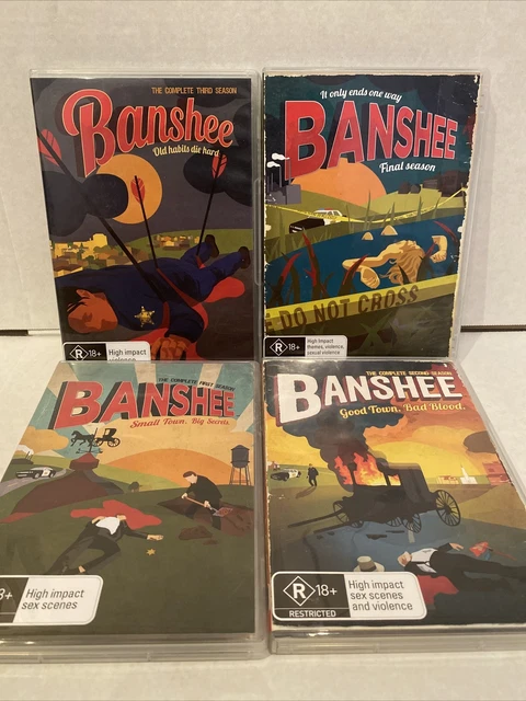 BANSHEE THE COMPLETE Series DVD Region 4 Season 1-4 Free Tracked Post £ ...