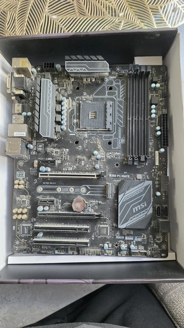 MSI B350 PC Mate AM4 Motherboard £40.00 - PicClick UK