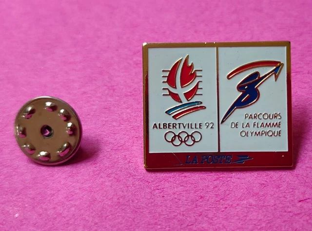 PIN'S JO ALBERTVILLE 92 Parcours de la Flamme Olympique Jeux Olympiques ...