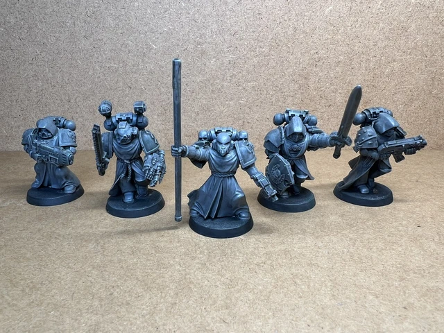 WARHAMMER 40K FIRST Founding Space Marines Dark Angels Veteran Command ...