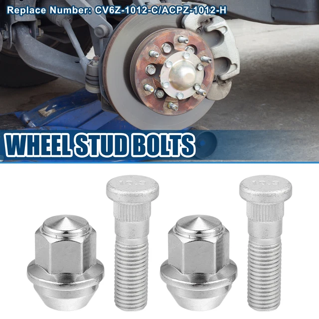 1 SET NO.CV6Z1012C M12-1.5 Wheel Lug Stud Bolts for Ford Fiesta Focus ...