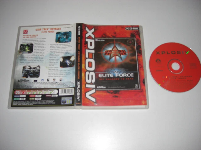 CD-ROM STAR TREK VOYAGER ELITE FORCE 1 pièce XPL - POSTE RAPIDE EUR 5 ...