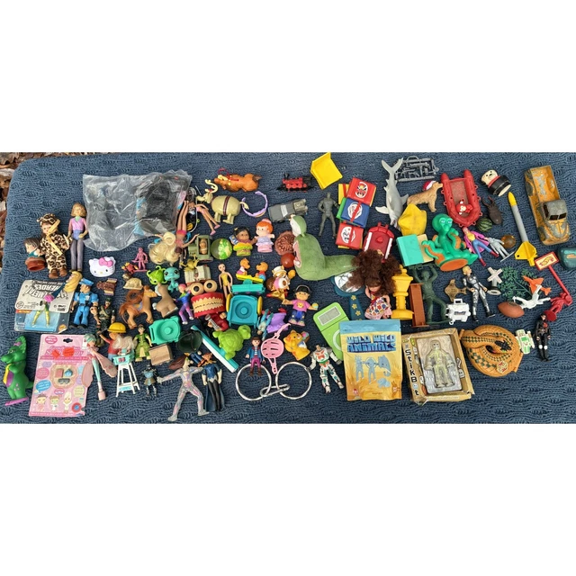 KIDS MEAL - Toy Box - Junk Drawer 100+ Mixed Lot Vintage Toys #6 McDs ...