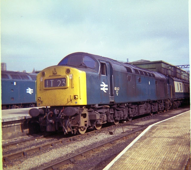 ORIGINAL railway negative class 40/157 early 1970s £10.49 - PicClick UK