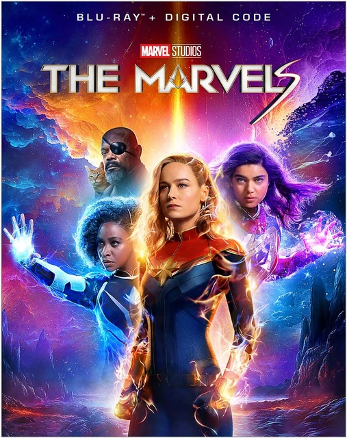 MARVELS, THE (BLU-RAY) Brie Larson Teyonah Parris Iman Vellani Zawe ...