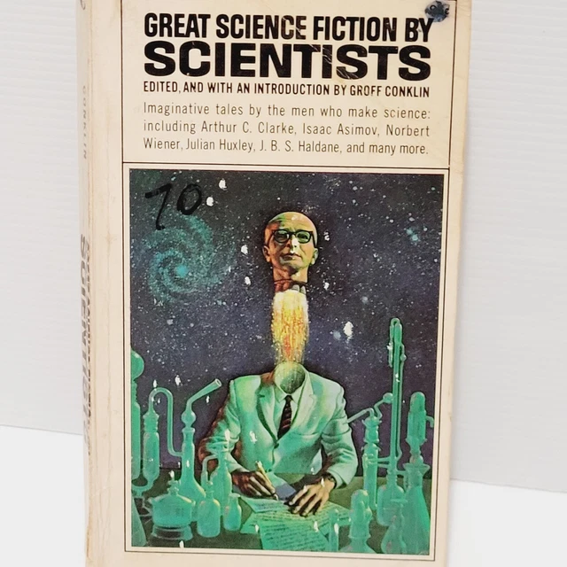 GREAT SCIENCE FICTION by Scientists PB 1962 60s Sci Fi Groff Conklin ...