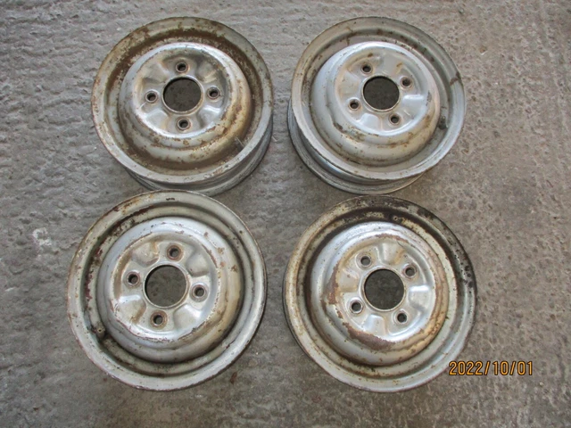 BMC CLASSIC MG Morris Austin 1100 1300 Gt Ado16 Set Of 4, 12" Steel ...