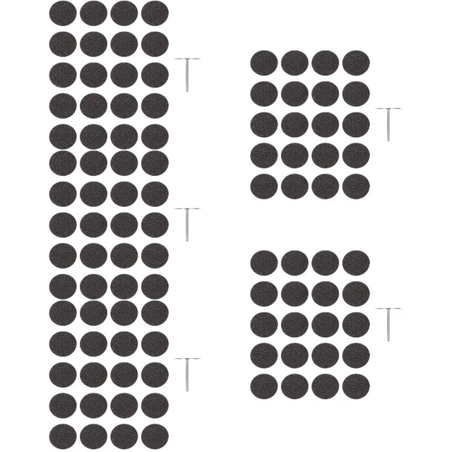 5 SETS MANICURE Sandpaper Disc Dead Skin Polishing Slices with Metal ...