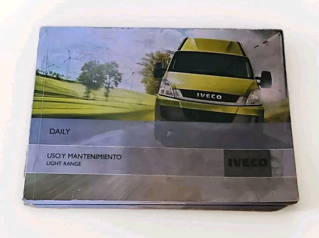IVECO DAILY LIBRETTO Originale Di Uso E Manutenzione 2009 Lingua ...