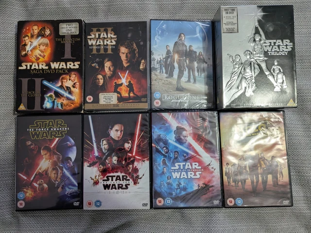 STAR WARS COMPLETE Collection Special Edition Episodes 1-9, Rogue One ...