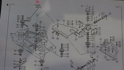 SHIBAURA GT161 , GT14 , GT16 48" deck belt 080520093 MM48 , MM481 deck ...