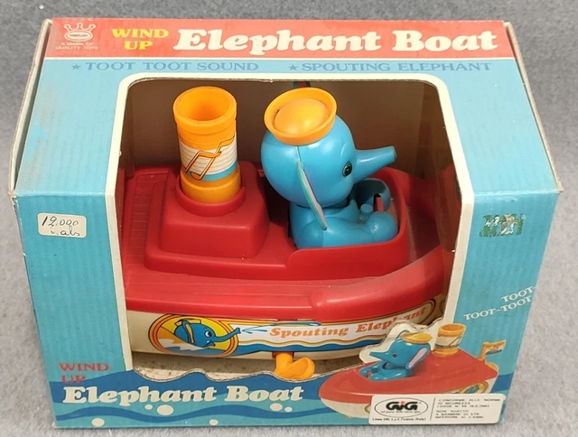 ELEPHANT BOAT JIMSON Gig Wind Up New Vintage Spouting Deadstock Fondo ...