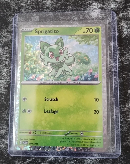 POKEMON KARTE - Sprigatito - 001/015 - McDonalds 2023 Promo Holo EUR 3 ...