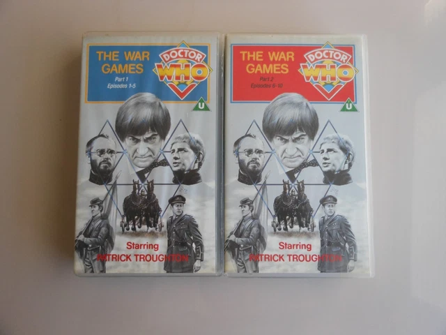 DOCTOR WHO THE War Games Part 1 + 2 (Vhs Tape) £10.79 - PicClick UK