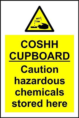 HIGHLY FLAMMABLE COSHH symbol Safety sign £1.19 - PicClick UK