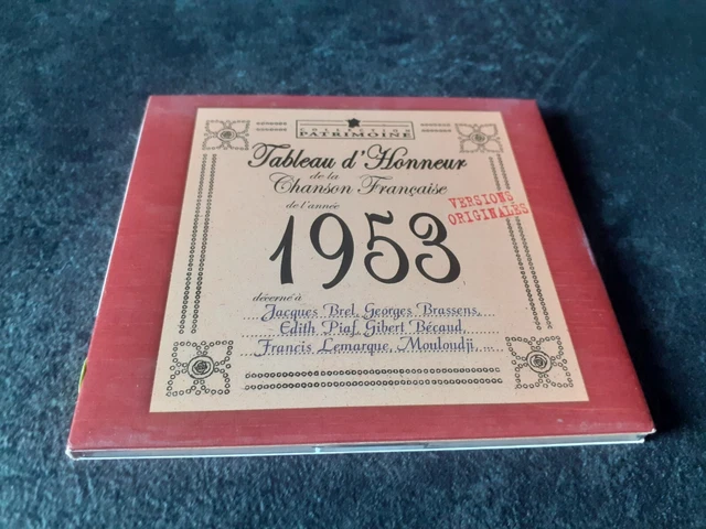 CD COMPILATION TABLEAU D'Honneur De La Chanson Française 1953 EUR 10,00 ... CD COMPILATION TABLEAU D'Honneur De La Chanson Française 1953 EUR 10,00 ...
