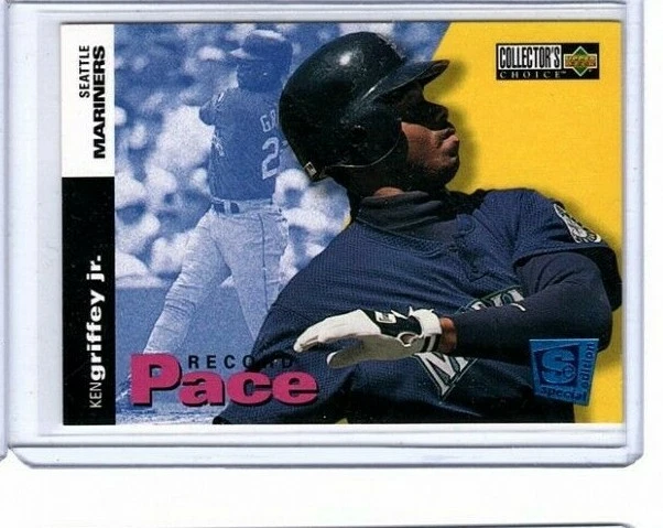 KEN GRIFFEY JR 1994 Upper Deck Collector's Choice Record Pace #26 ... KEN GRIFFEY JR 1994 Upper Deck Collector's Choice Record Pace #26 ...