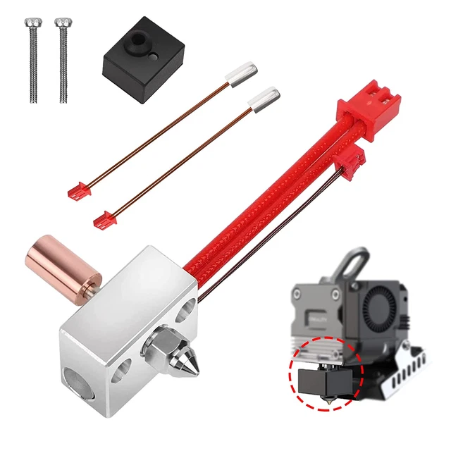 CREALITY OFFICIAL SPRITE Extruder Heater Block Kit plus Extra ...