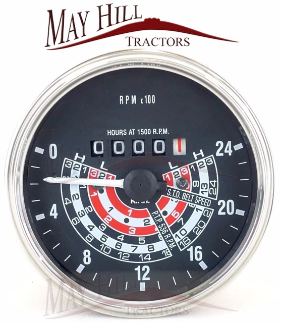 MASSEY FERGUSON 35 35x Tractormeter MPH Rev Counter Clock 890222M92 ...