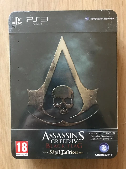 ASSASSIN'S CREED IV Black Flag Skull Edition (PS3) New&Sealed ...