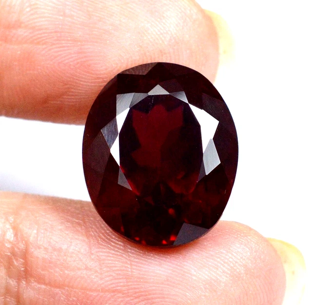 PIETRA PREZIOSA SFACCETTATA certificata granato rodolite naturale del ...