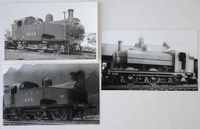 3 LNER EX GNR J50 0-6-0T Loco Photos - ex Great Northern Railway - Lot ...
