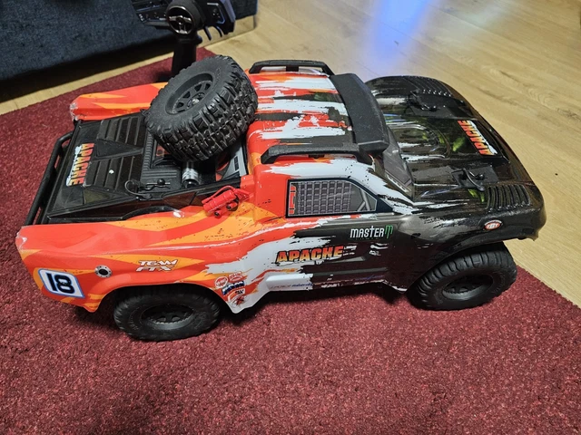 FTX APACHE BRUSHLESS Trophy Truck RTR 1:10 RC Car 5498R Red £198.30 ...