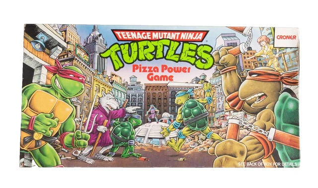 VINTAGE TEENAGE MUTANT Ninja Turtles TMNT Pizza Power Board Game 1987 ...